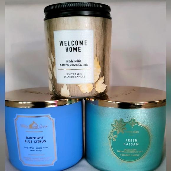White Barn | Other | 3 Allnatural White Barn Candles Bundle Set | Poshmark